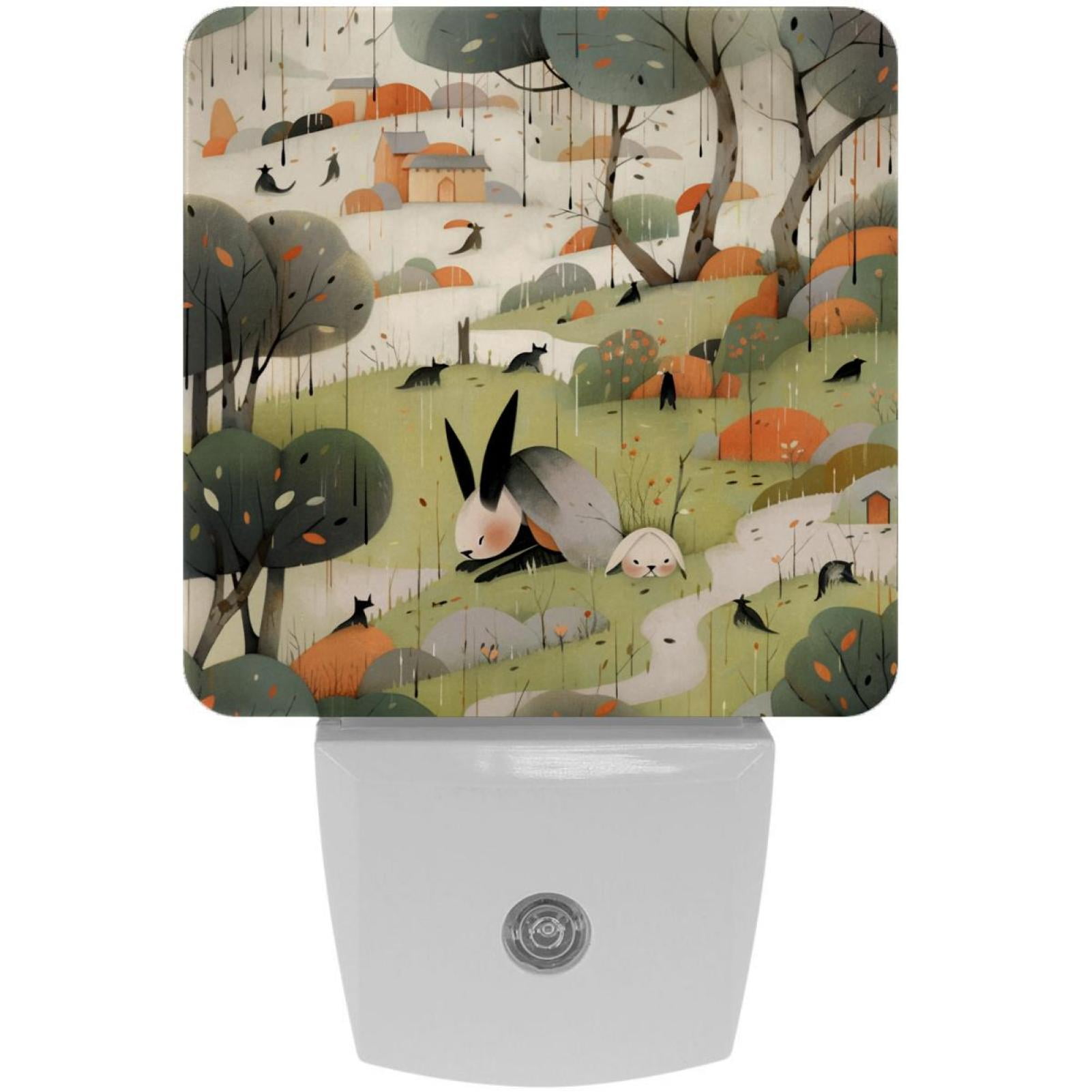 Cartoons LED Square Night Lights with Motion Sensor - Modern and Energy ...