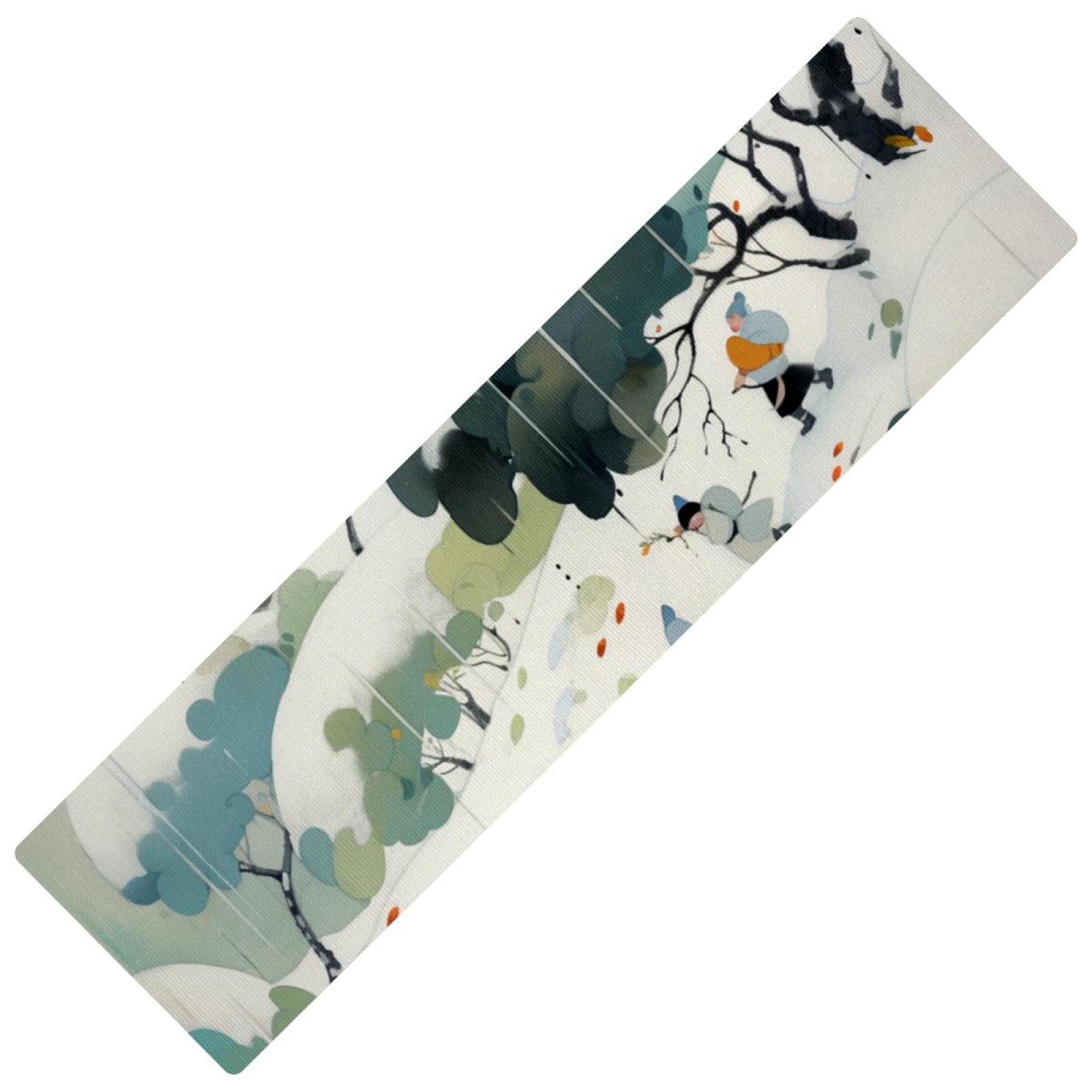 Cartoons Rubber Mat Kitchen Rug: Rectangular 15.7"x59" Washable ...