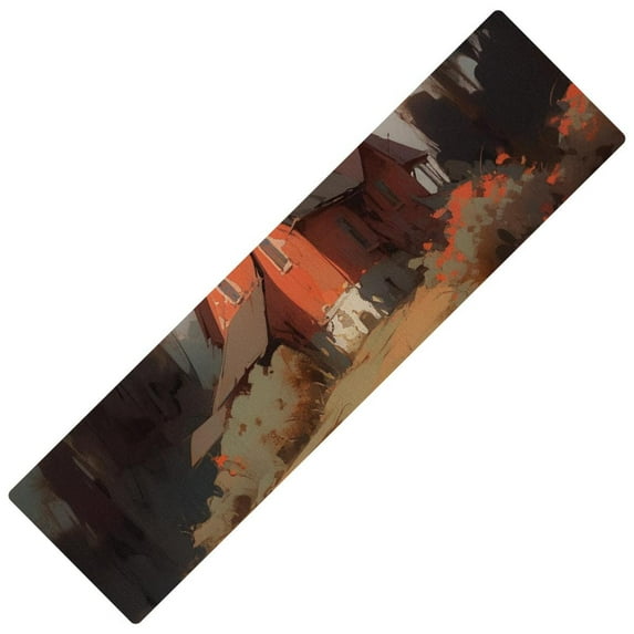 Cartoons Rubber Mat Rectangular Kitchen Runners Rugs, 15.7"x59 ...