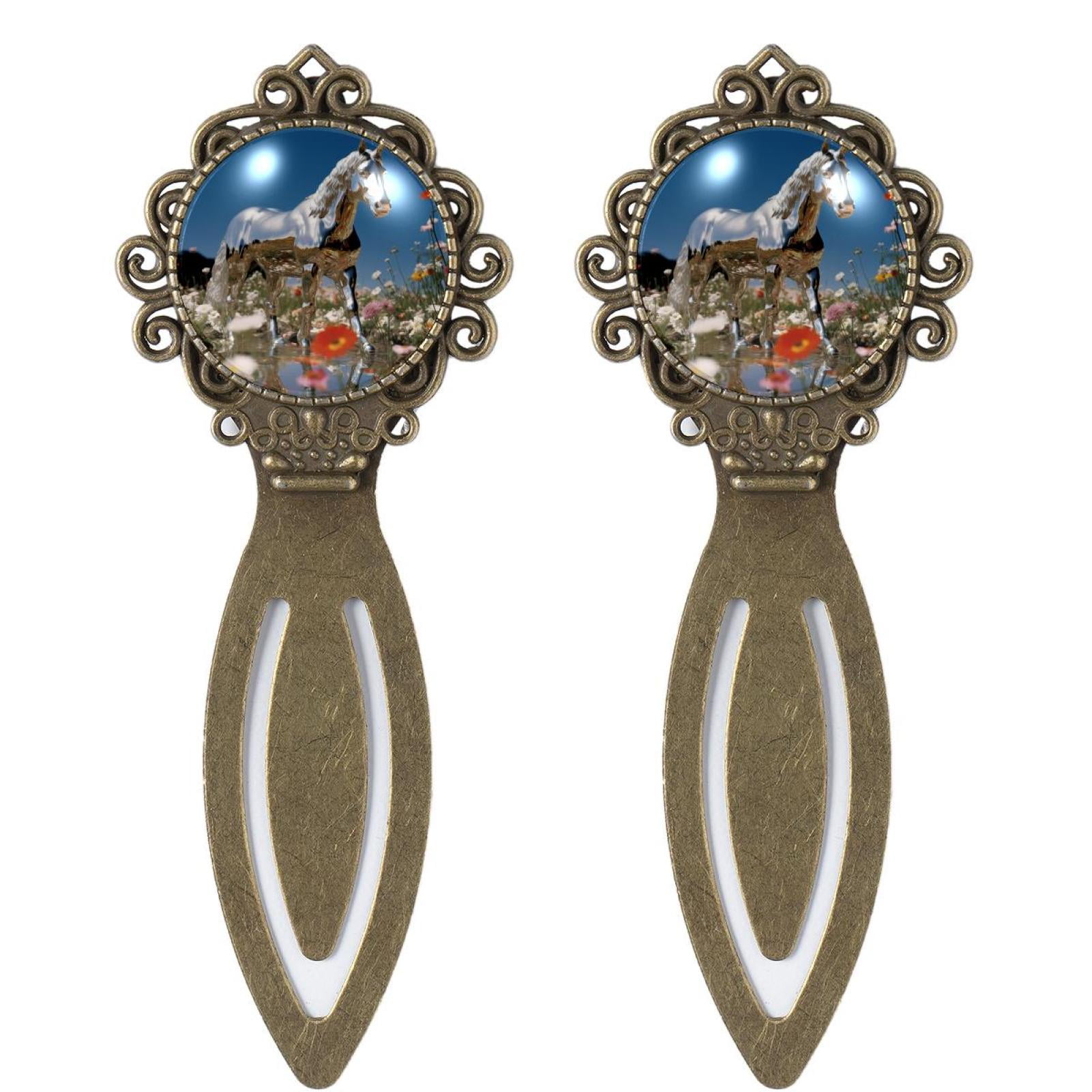 Cartoons Vintage Copper-Colored Lace Bookmarks: Stainless Steel Book ...