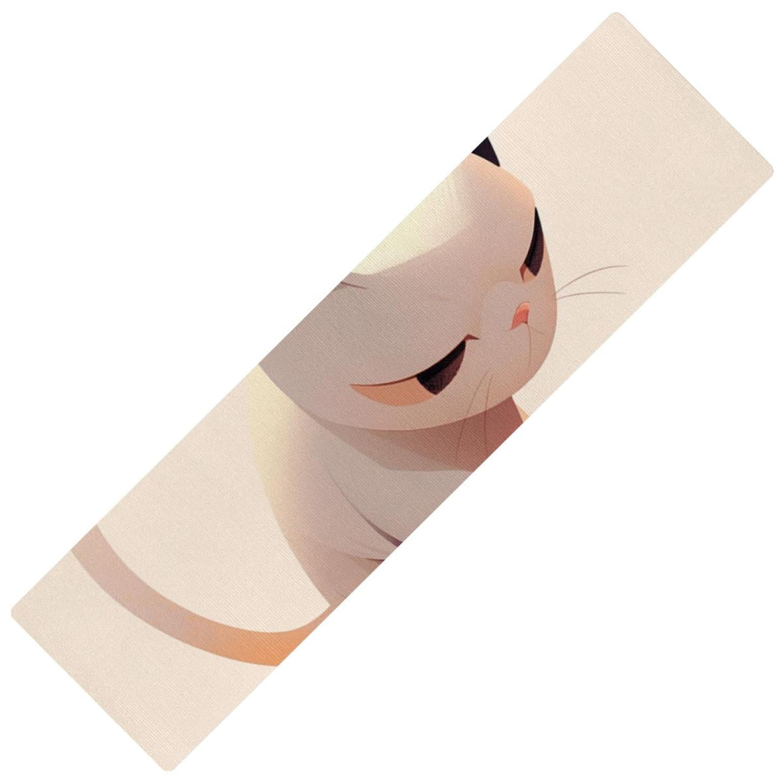 Cartoons Washable Absorbent Rectangular Kitchen Mat Runner Rugs Rubber ...