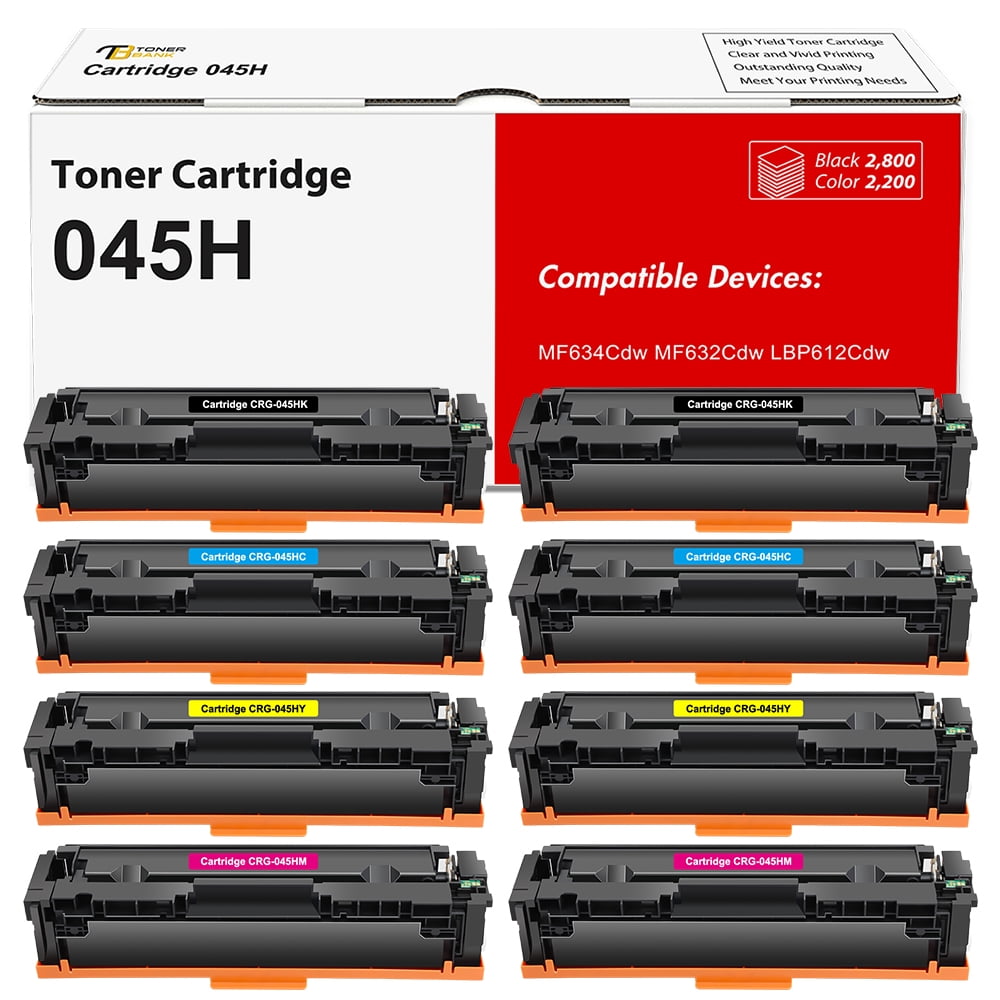 Cartridge 045 045H | Compatible CRG 045 045H Toner Cartridge Replacement for Canon 045 045H ...