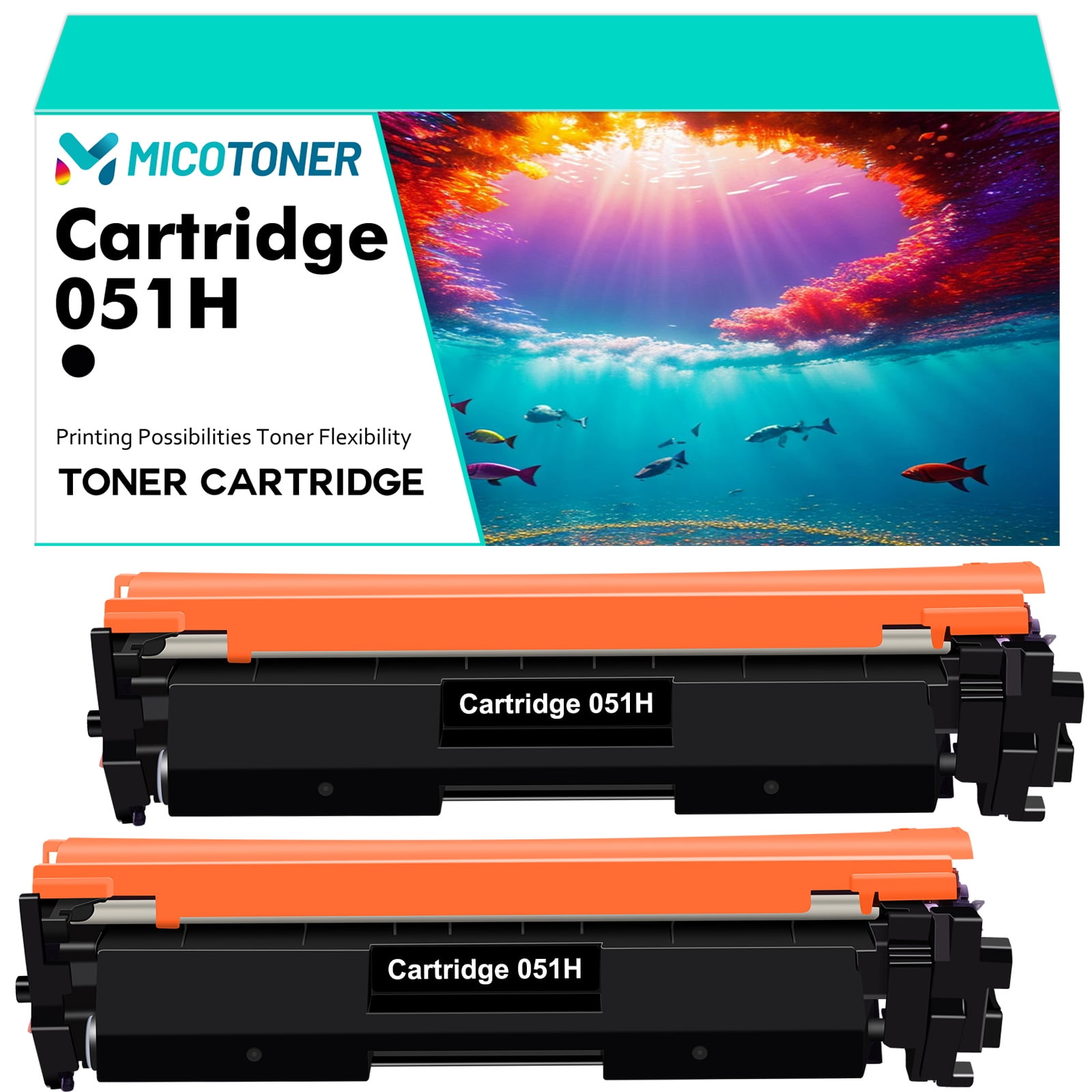 Cartridge 051H Black Compatible Toner Cartridge for Canon 051 051H ...
