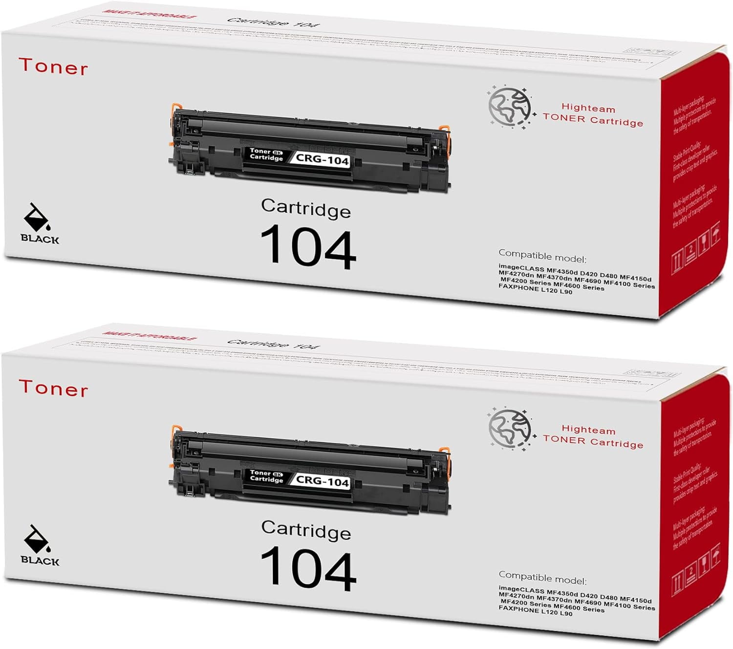 Cartridge 104 Toner Cartridge 104 Replacement for Canon CRG-104 ...