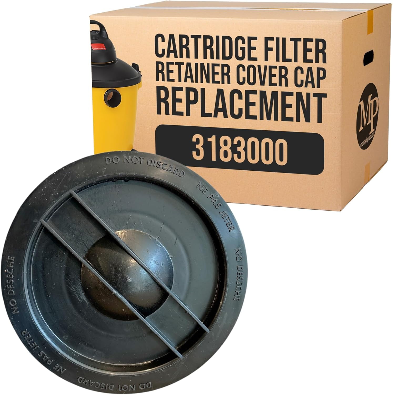 Cartridge Filter Retainer Cover Cap Replacement for Shop Vac ...