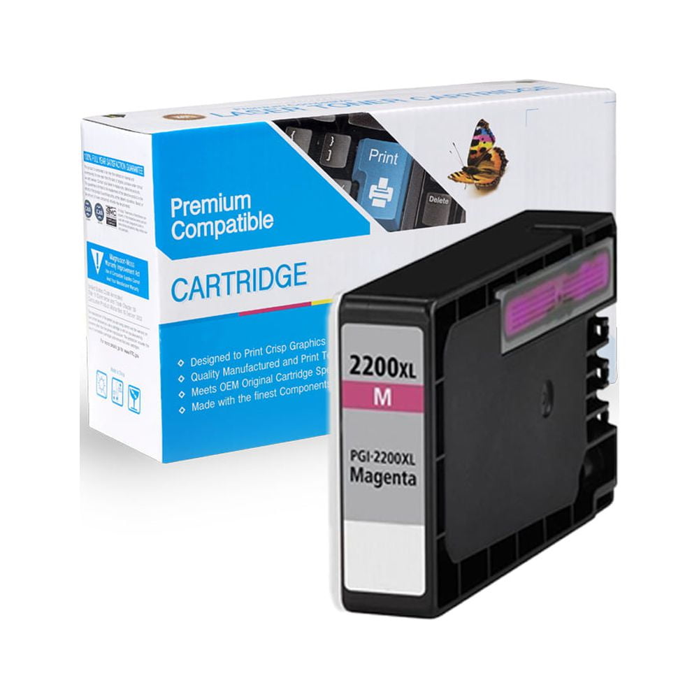 Cartridge compatible with Canon PGI-2200XL Compatible Inkjet- Magenta ...
