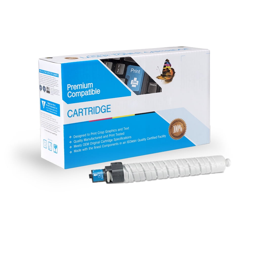 Cartridge compatible with Ricoh Compat Aficio MPC-3001, 3501 Cyan ...