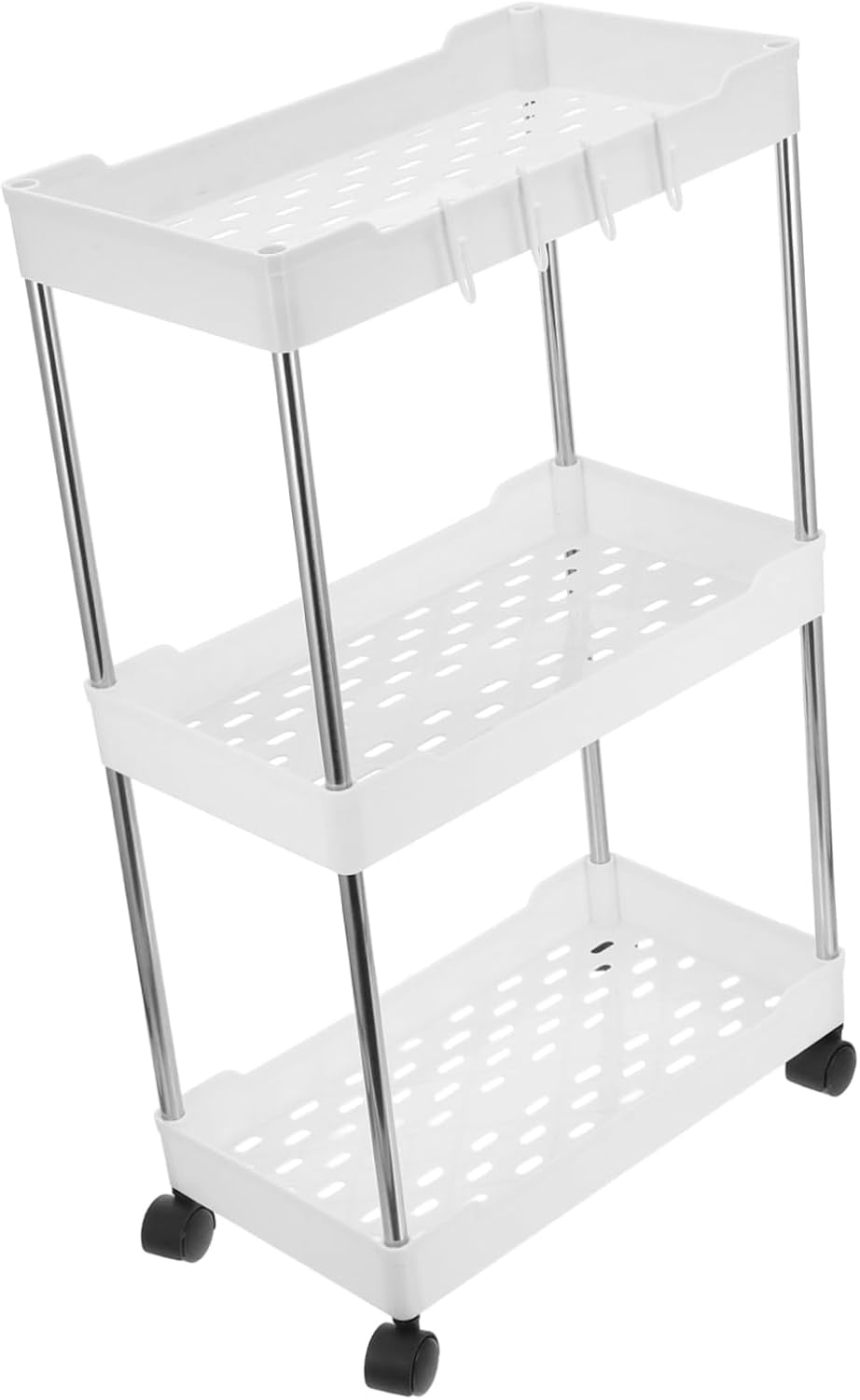 Carts Multi-Layer Trolley Stand Rolling Utility Cart Storage Trolley ...