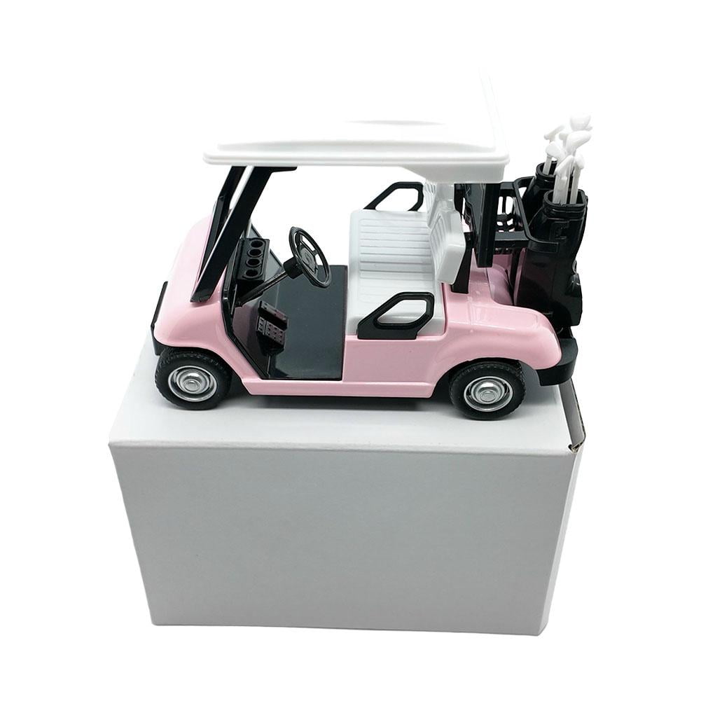 Carts Toy, Alloy Metal Mini Model with Clubs 120 Mini Scale Golfcart ...