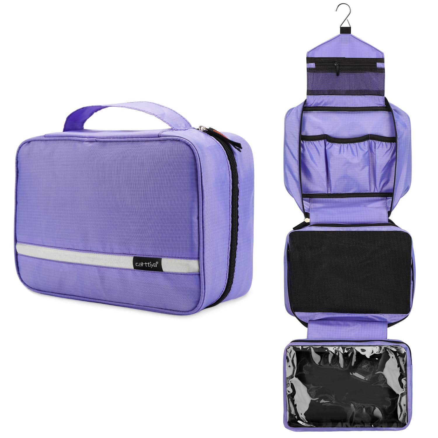 Carttiya Large Foldable Toiletry Bag for Overnight Travel, Waterproof ...