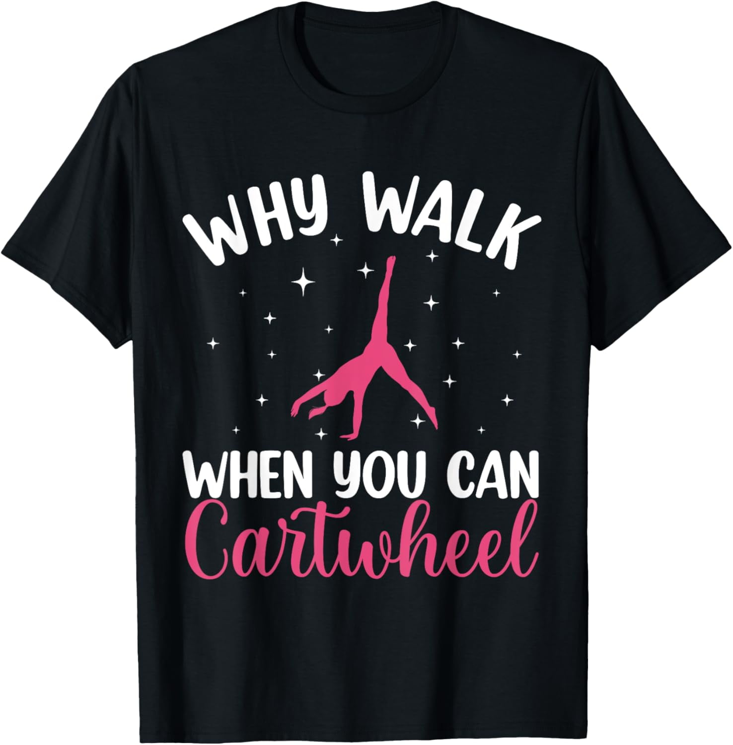 Cartwheel Art For Women Girls Gymnast Gymnastics Tumbling T-Shirt ...