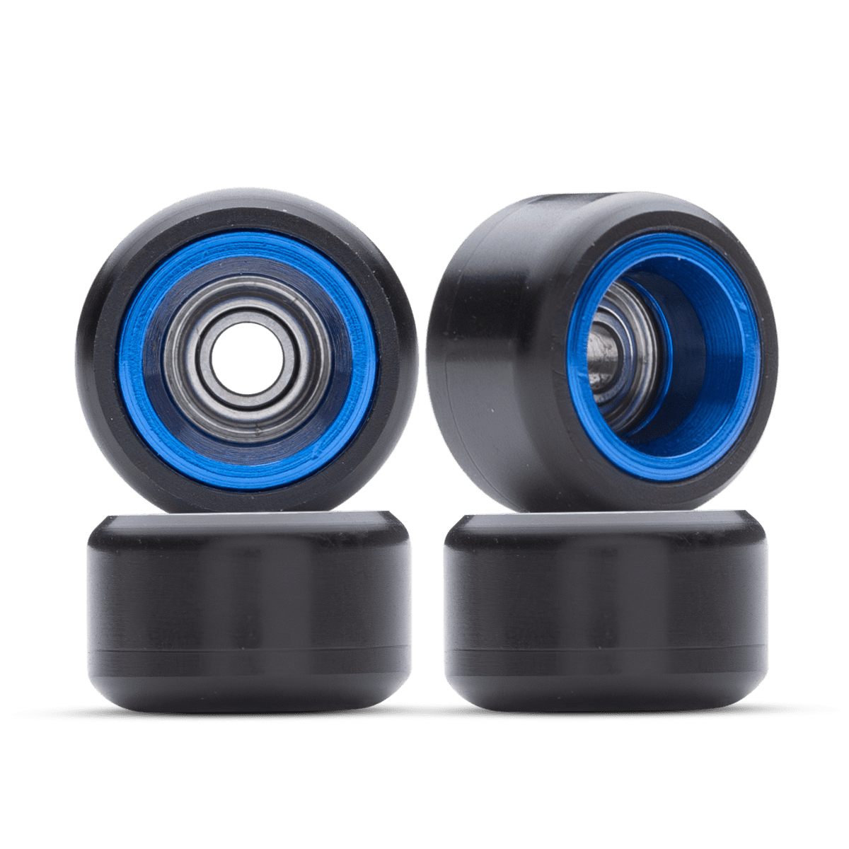 Cartwheels Fingerboard Wheels - Classics Black and Blue - Walmart.com