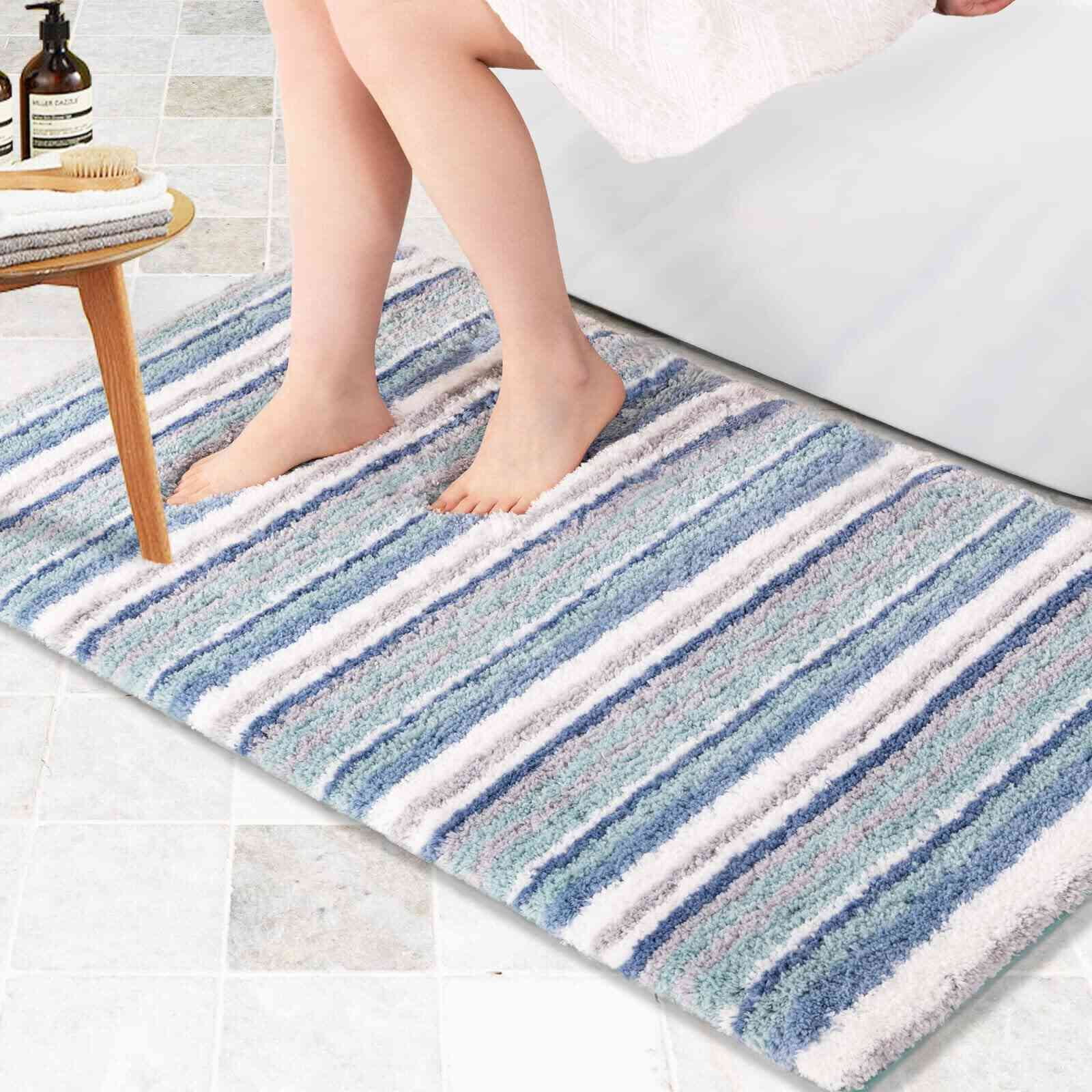 Carvapet Luxury Bathroom Rug Mat 24x47, Extra Soft Absorbent Microfiber ...