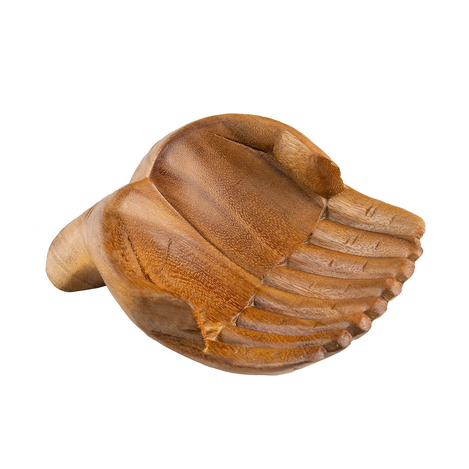 Carved Hands Bowl Wooden Hands Offering Bowl Hand Shaped Crystal Holder ...
