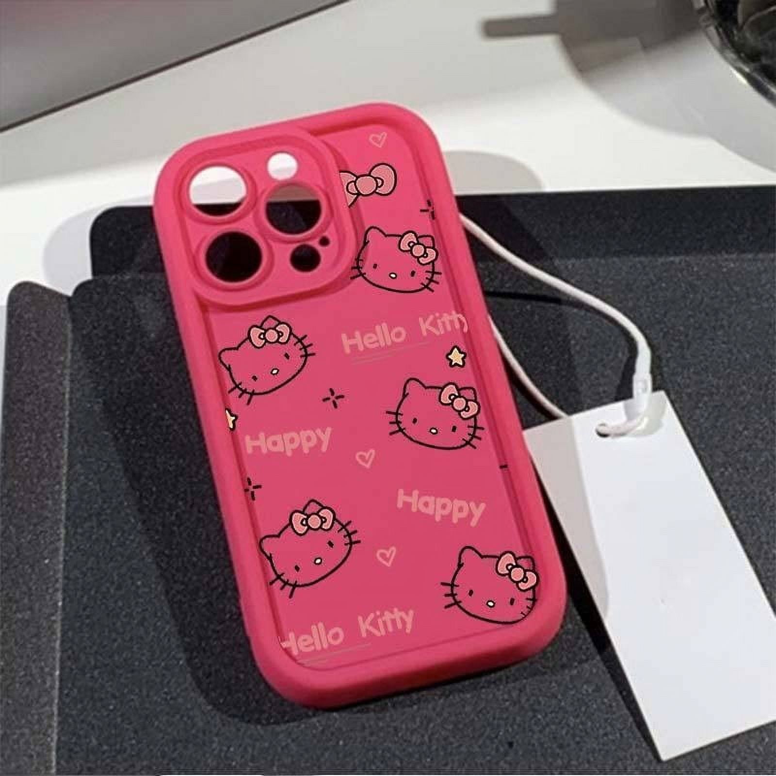 Carved Hello Kitty Plain Multistep TPU Soft Phone Case for iPhone 13 ...
