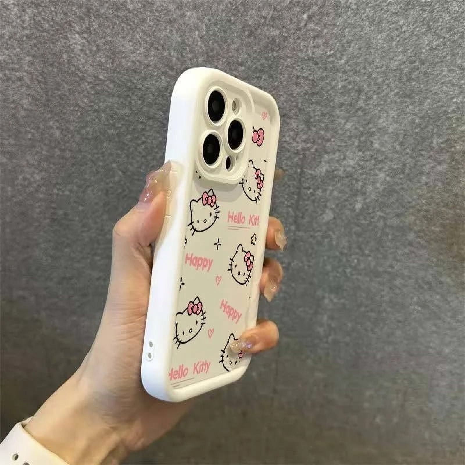Carved Hello Kitty Plain Multistep TPU Soft Phone Case for iPhone 13 ...