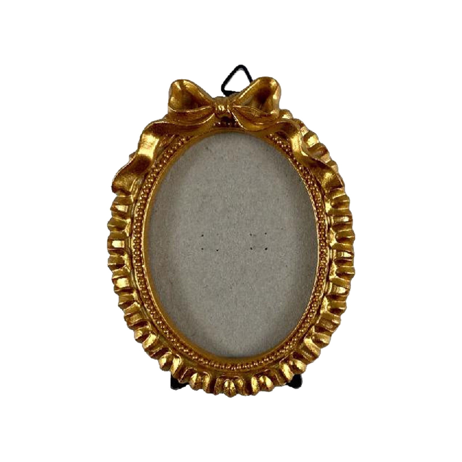 Carved Photo Frame With Bow Hanging Wall And Stand 6 Shapes To Choose ...