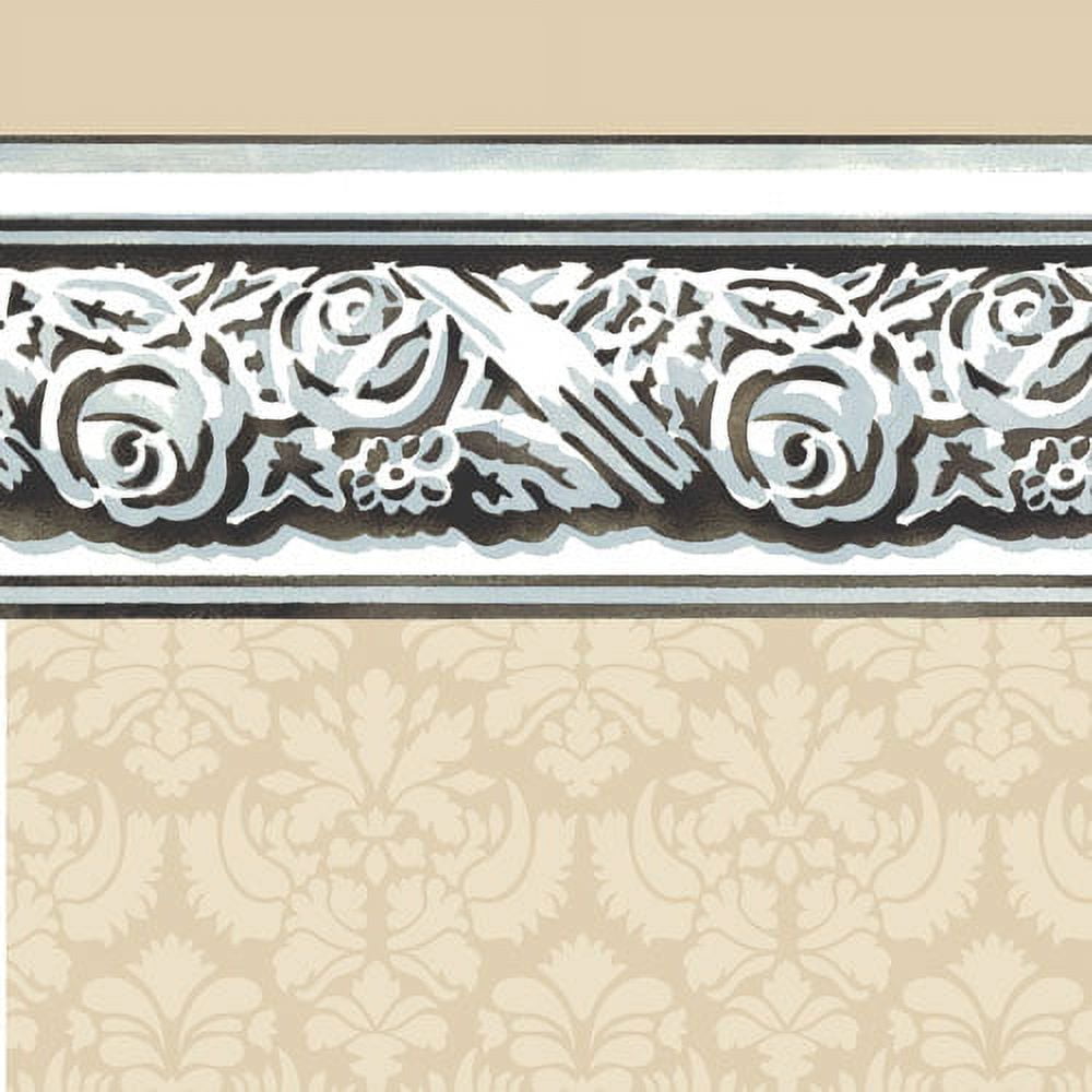 Carved Rose Molding Wall Stencil SKU #3442 by Designer Stencils ...