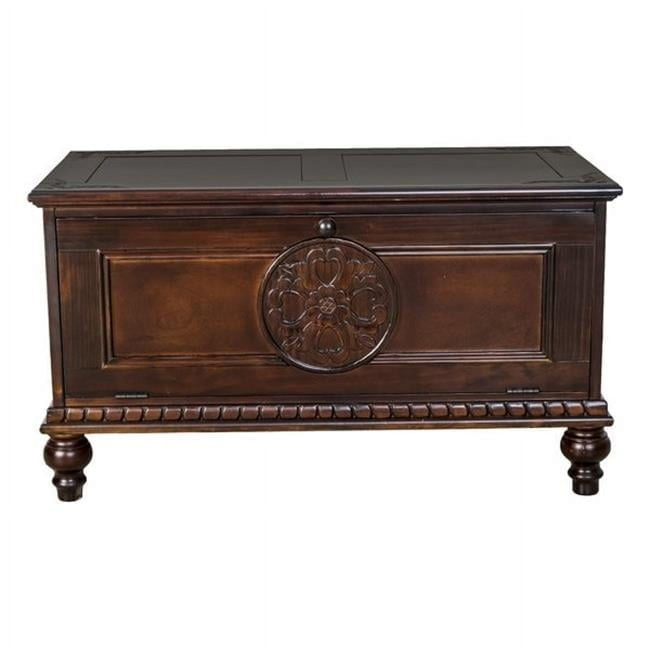 Carved Storage Accent Chest - Walmart.com