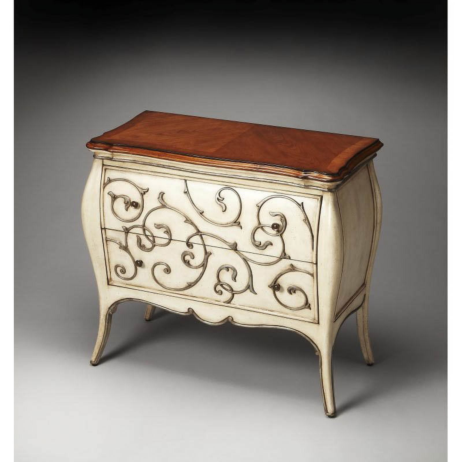 Carved Wood Bombe Chest - Walmart.com