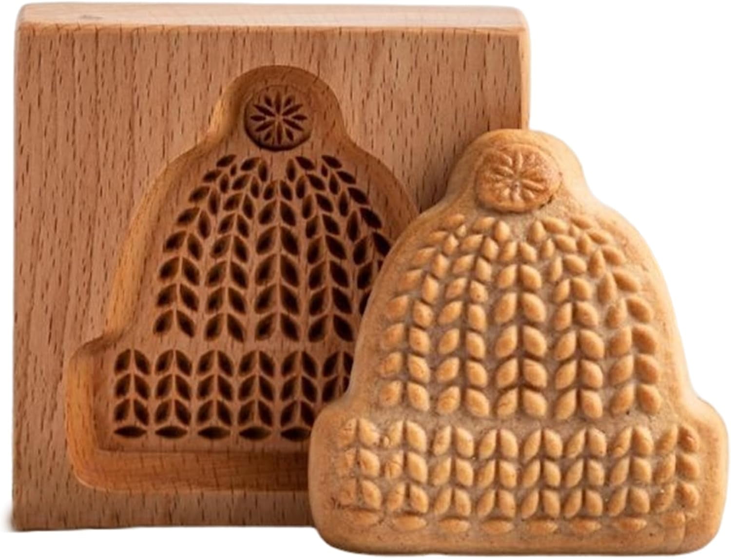 Carved Wooden Cookie Molds Cookie Stamps: 3D Baking Mold Embossing ...