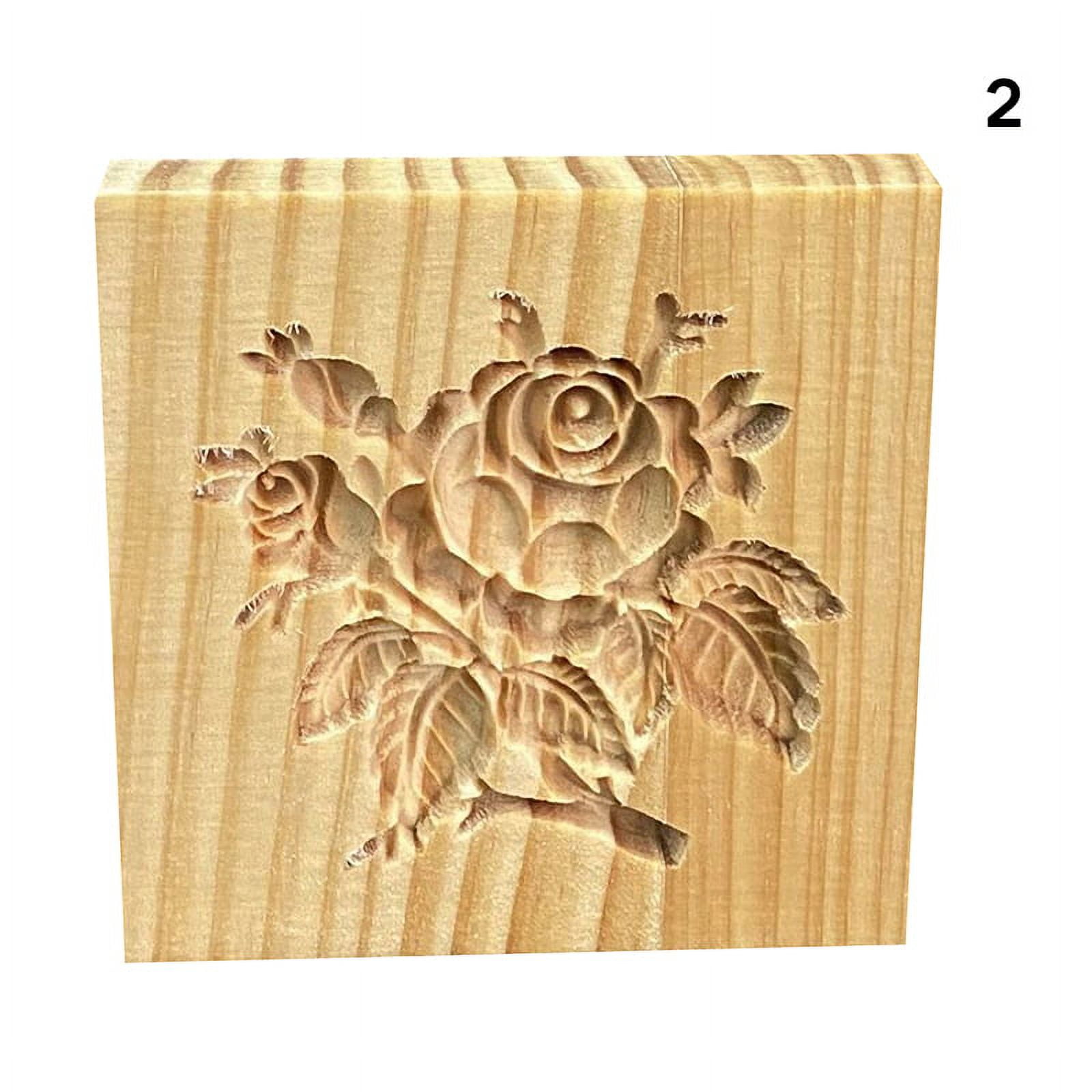 Carved Wooden Pryanik Gingerbread Cookie Mold Diy Baking Cookie Cutter ...