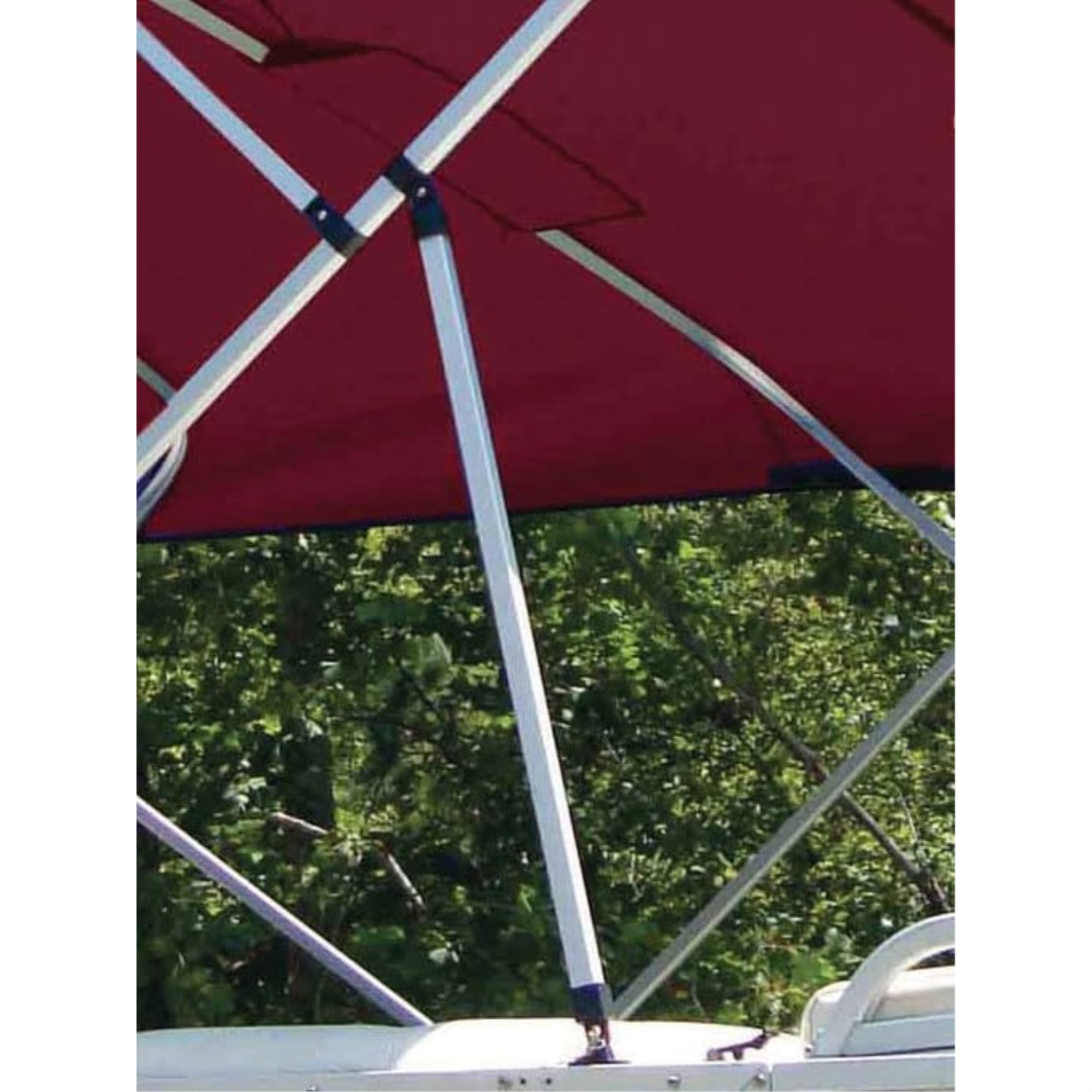 Carver 62021 Bimini Top Fixed Brace Kit - 33"H (Square Tube Aluminum ...