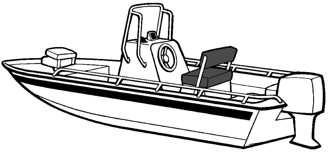 Carver 71218S11 Skiff-18 Boat Cover, Mist Gray - Walmart.com
