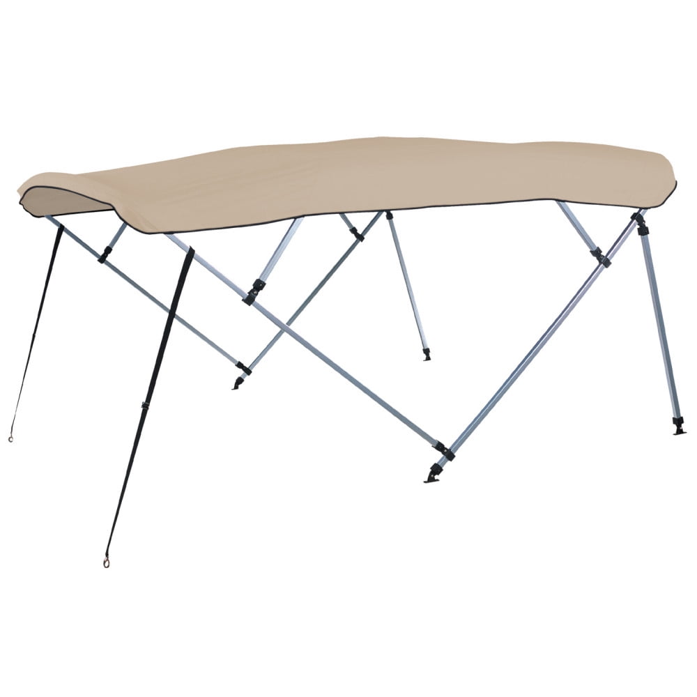 Carver A(8SQ)4893UB-12 8'L 4-Bow SQ Tube Pontoon Bimini Top Kit - 48"H ...