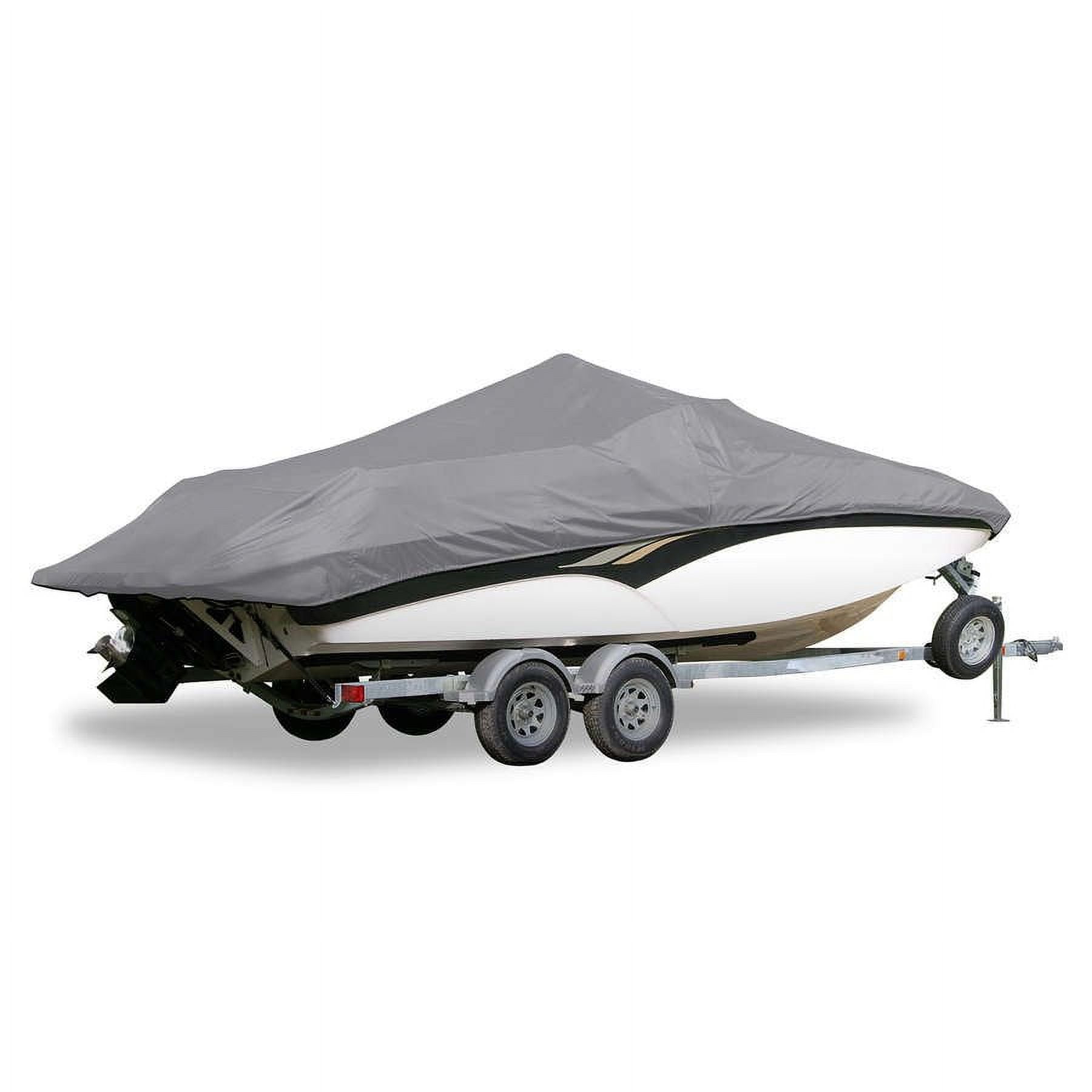 Carver Boat Covers 77520S-11 Boat Cover Pontoons W/Fully Enclosed Decks ...