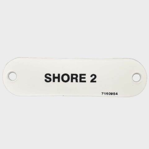 Carver Boat Label Tag 7160954 | Shore 2 White Plastic - Walmart.com
