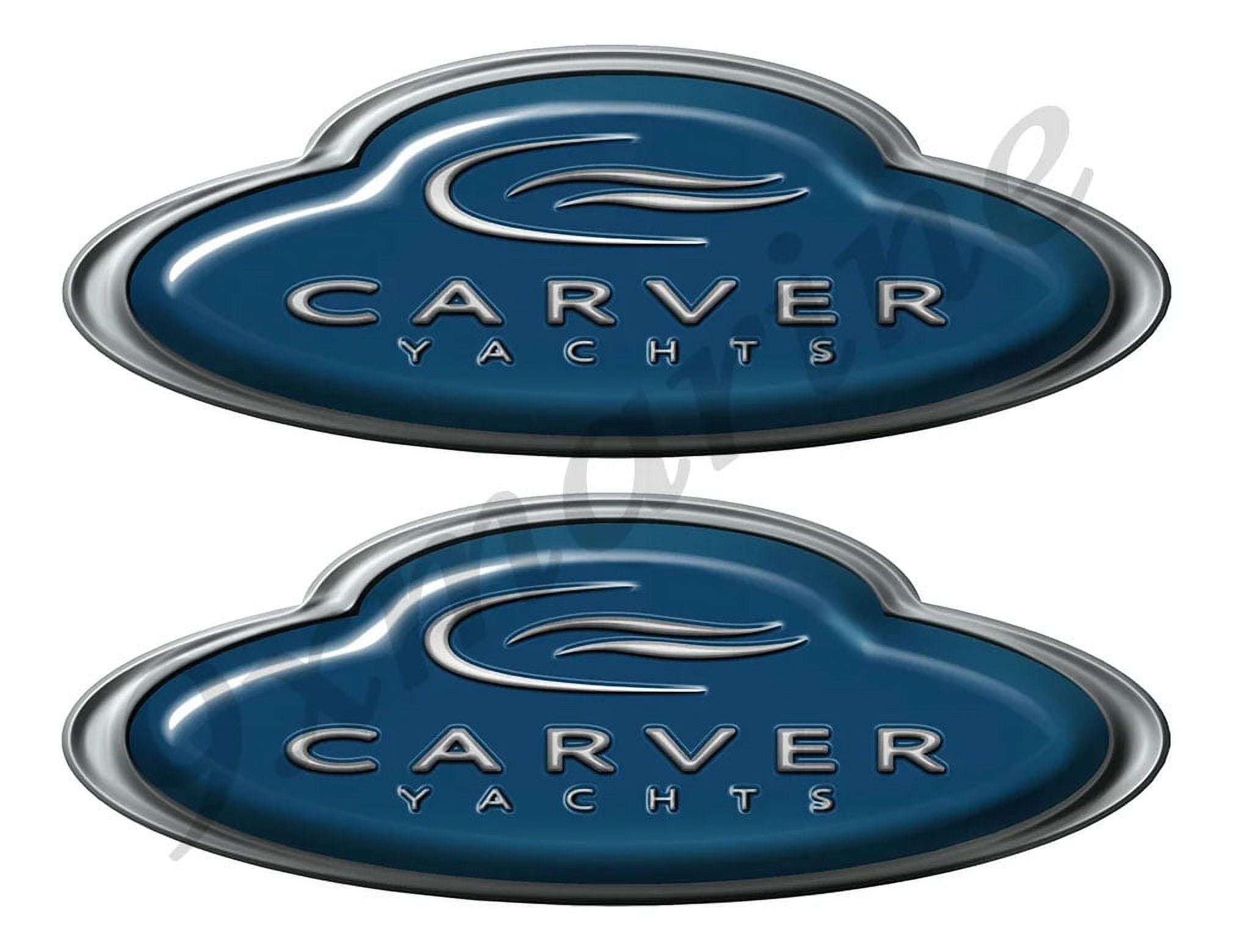 Carver Boat Oval Sticker set - Name Plate - Walmart.com