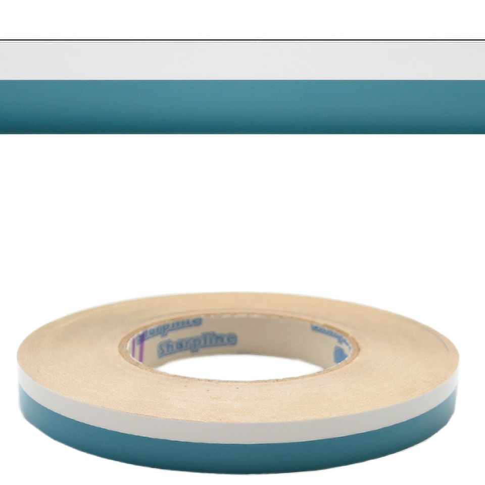 Sharpline Converting Carver Boat Pinstripe, Aqua White Vinyl, 5/8 In x ...