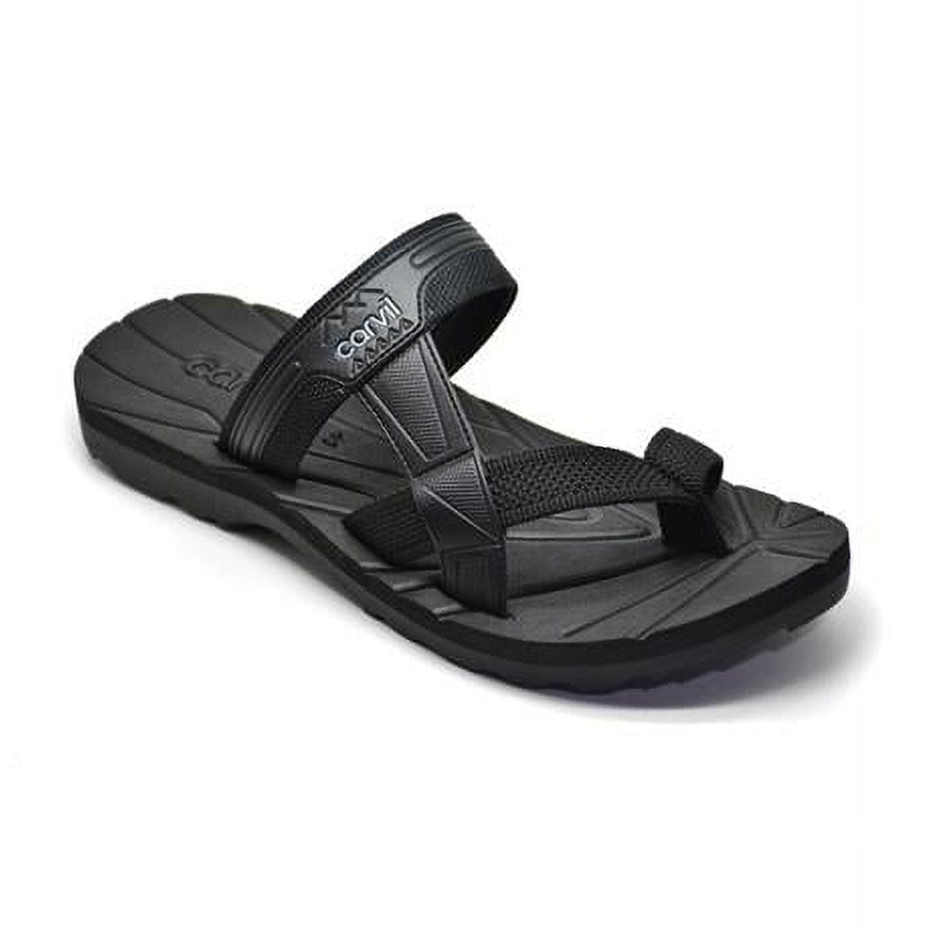 Carvil Sandals 5B.DXO.001.S8.40 Dexco Men Toe-Loop Slide Sandals, Brown ...