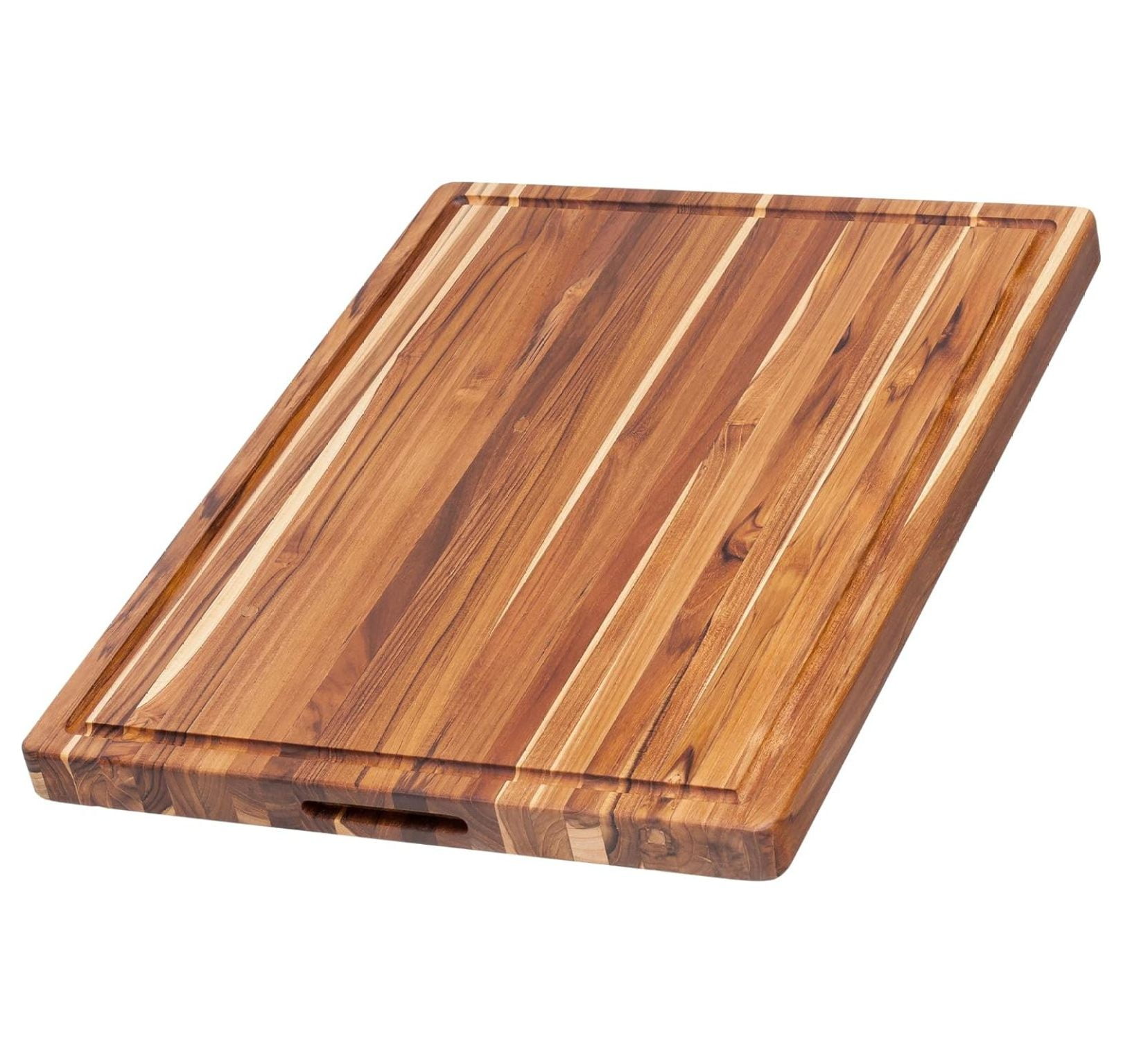 Carving Board - Extra Large (XL) Wood Cutting Board with Juice and Grip ...