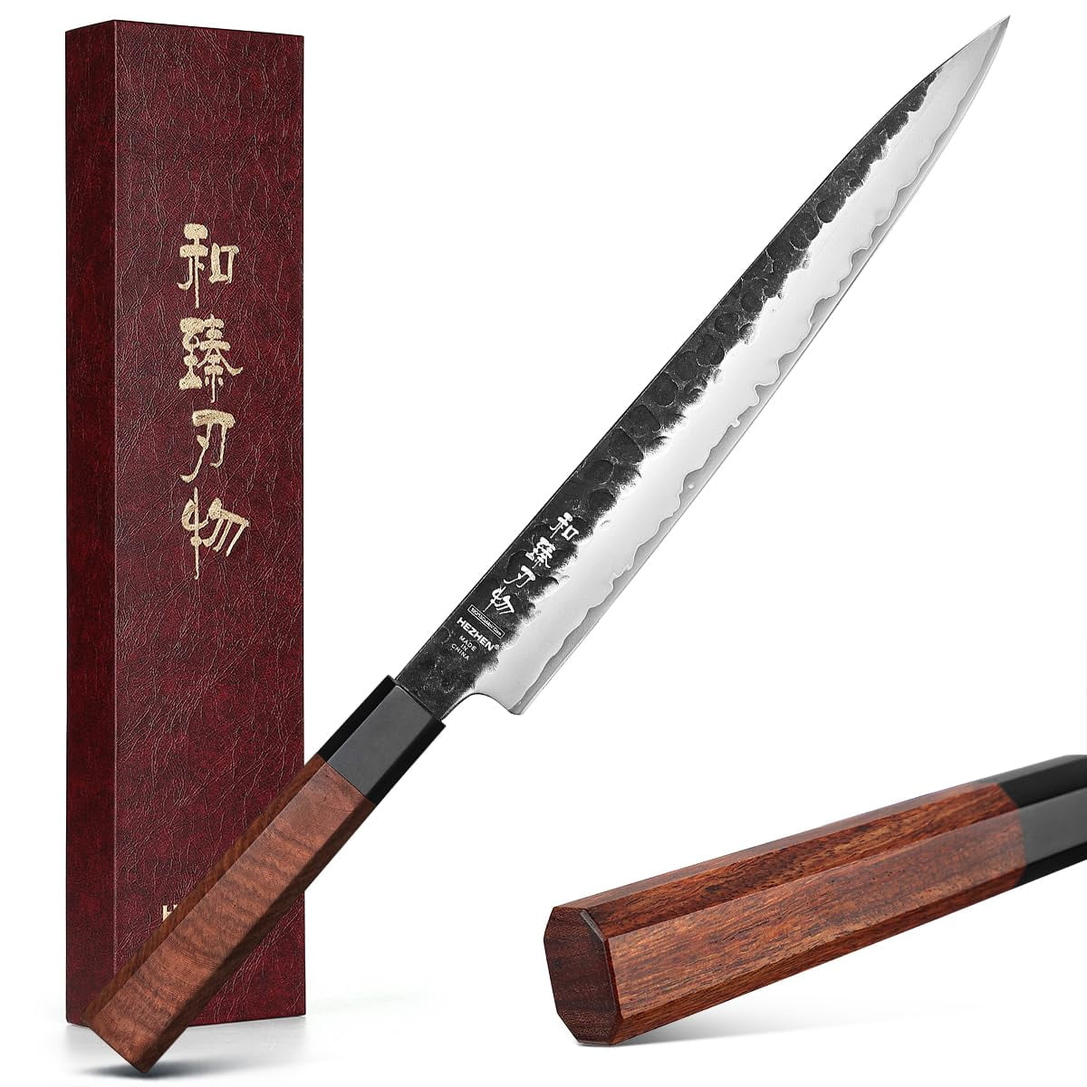 Carving Knife, 10 Inches, Meat Cutting and BBQ Knife, 3 Layers High ...