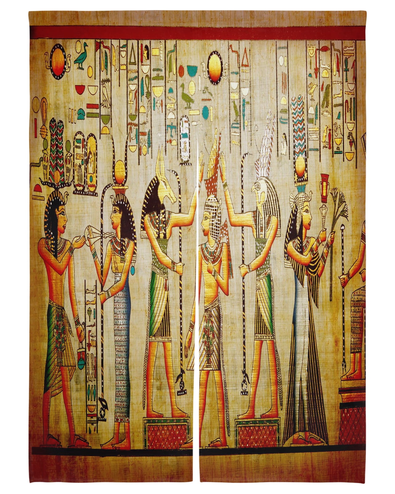 Carving Mural Retro Ancient Door Curtain Japanese Style Partition ...