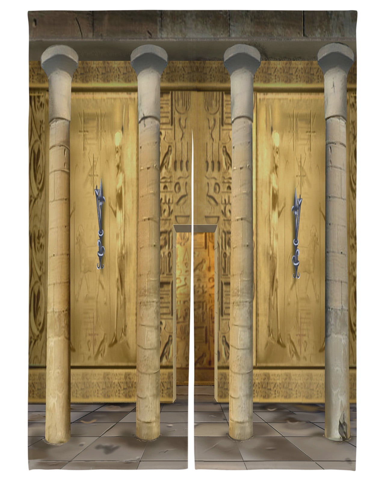 Carving Mural Retro Ancient Door Curtain Japanese Style Partition ...