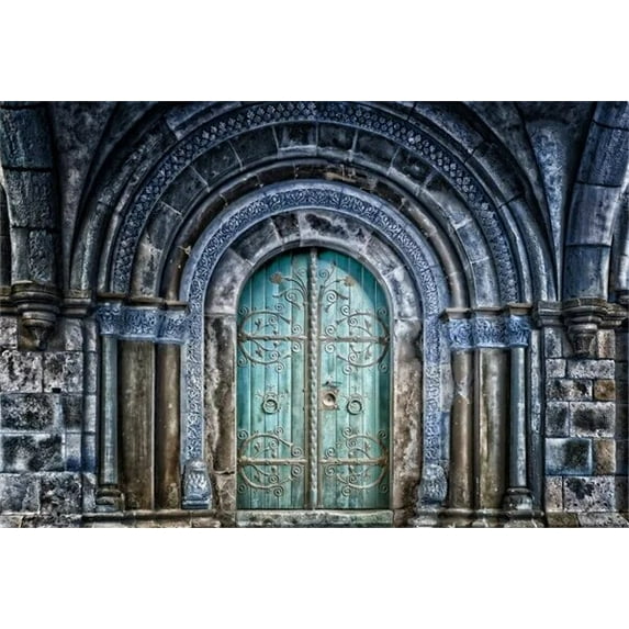 Carving Pattern Arch Door Photography Backgrounds Crustomized ...