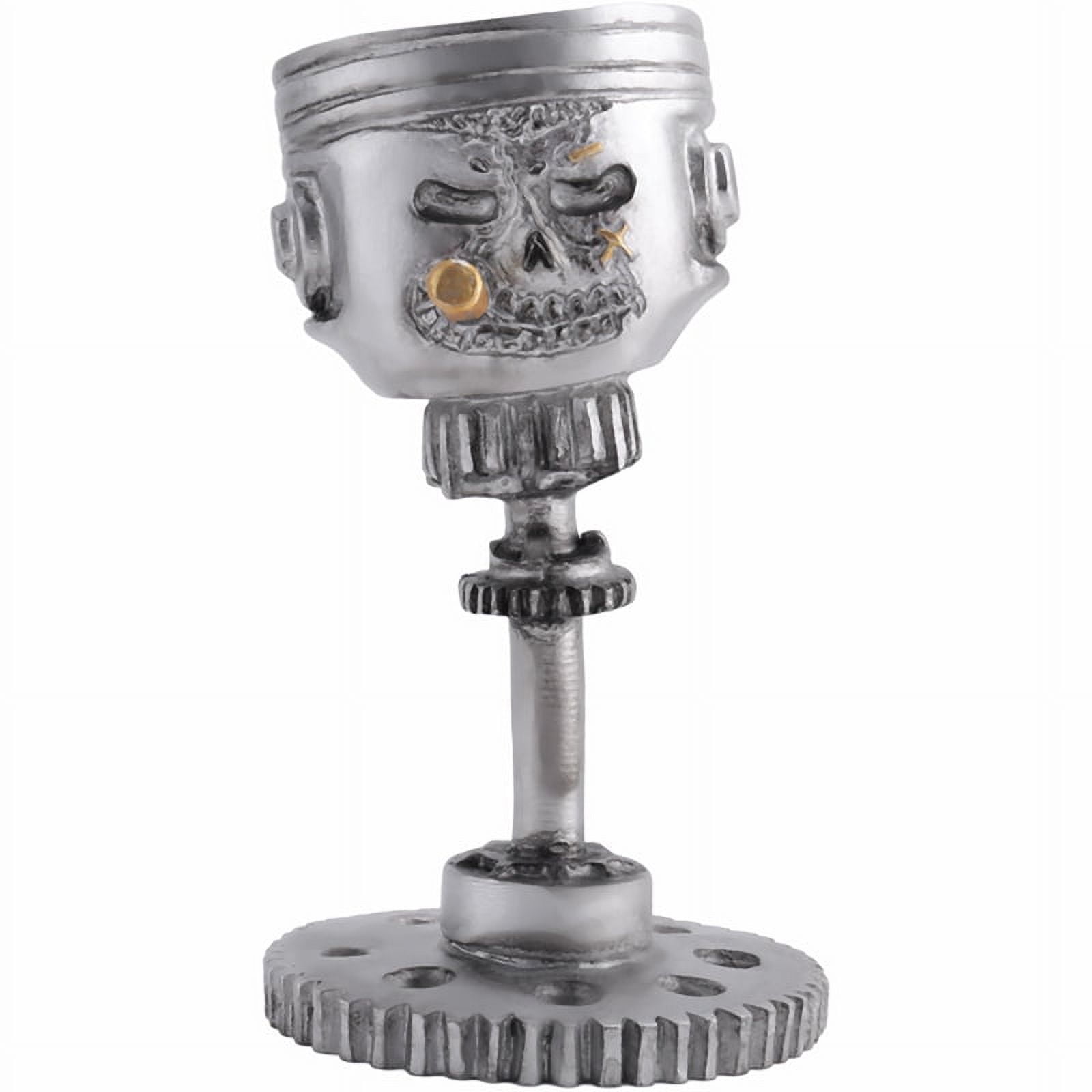 Carving Piston Skull Face Sculpture Resin Art Figurine Creatives ...