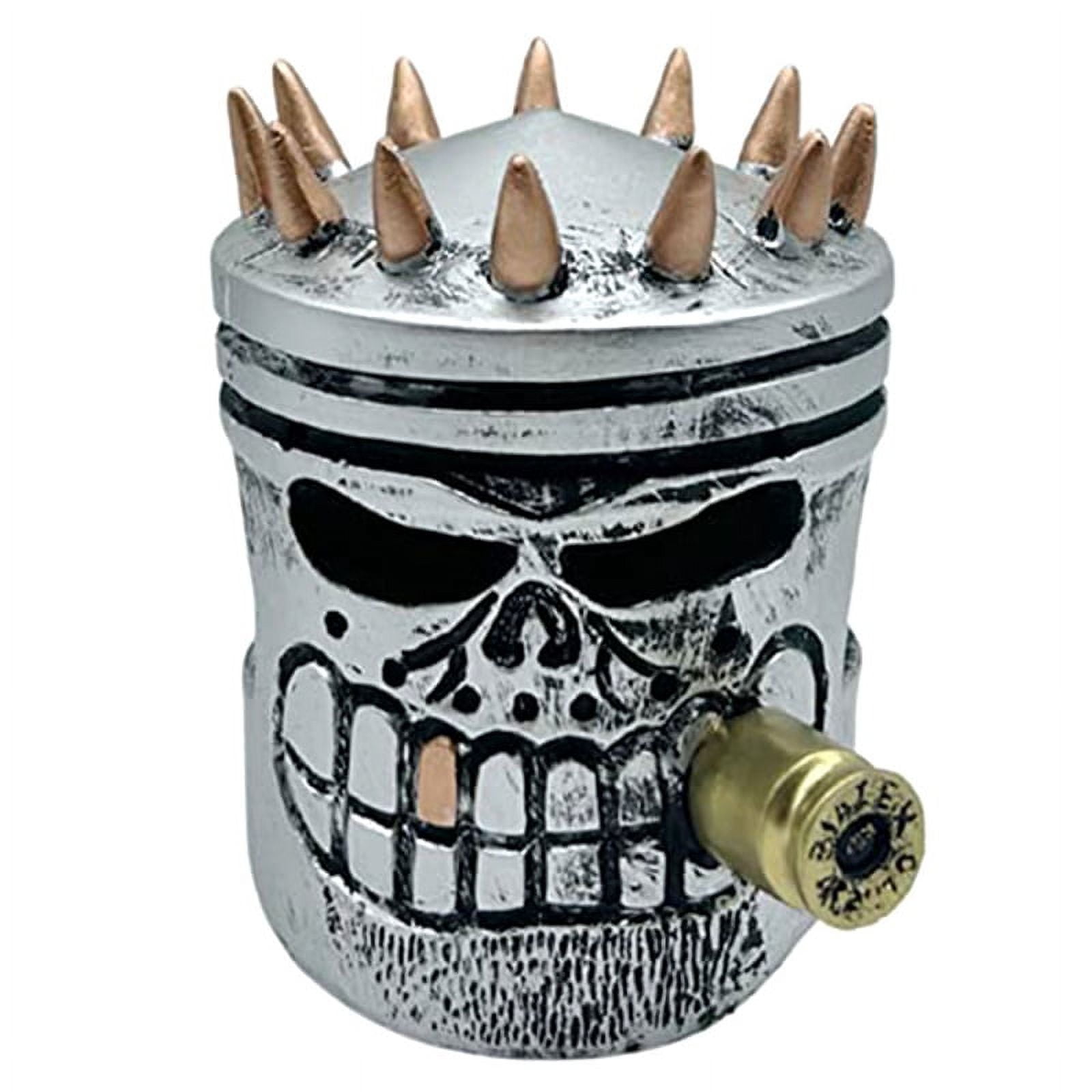 Carving Piston Skull Face Sculpture Resin Art Figurine Creatives ...