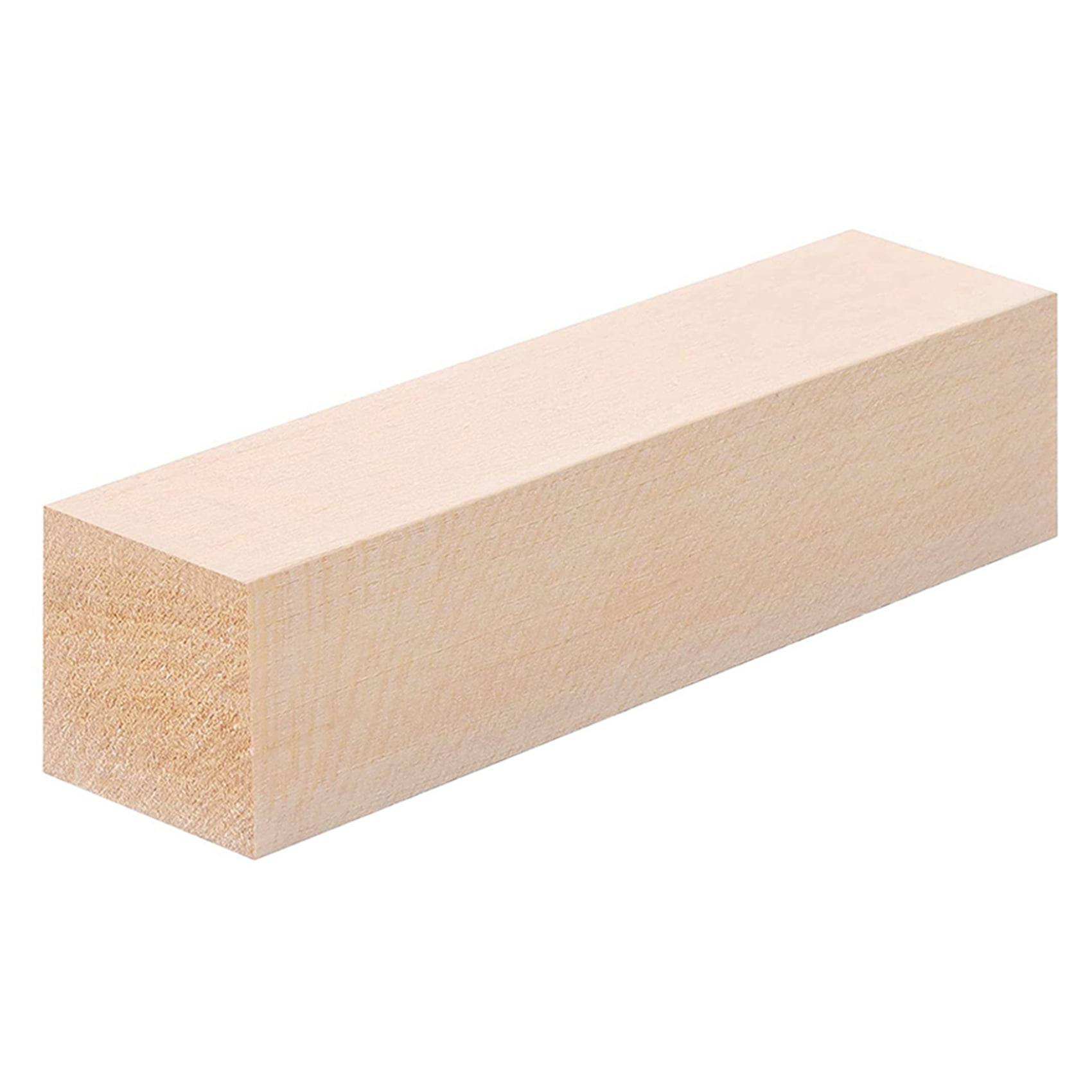 Carving Wood Blocks (20 Pack) 4 x 1 x 1 Inches Unfinished Basswood ...
