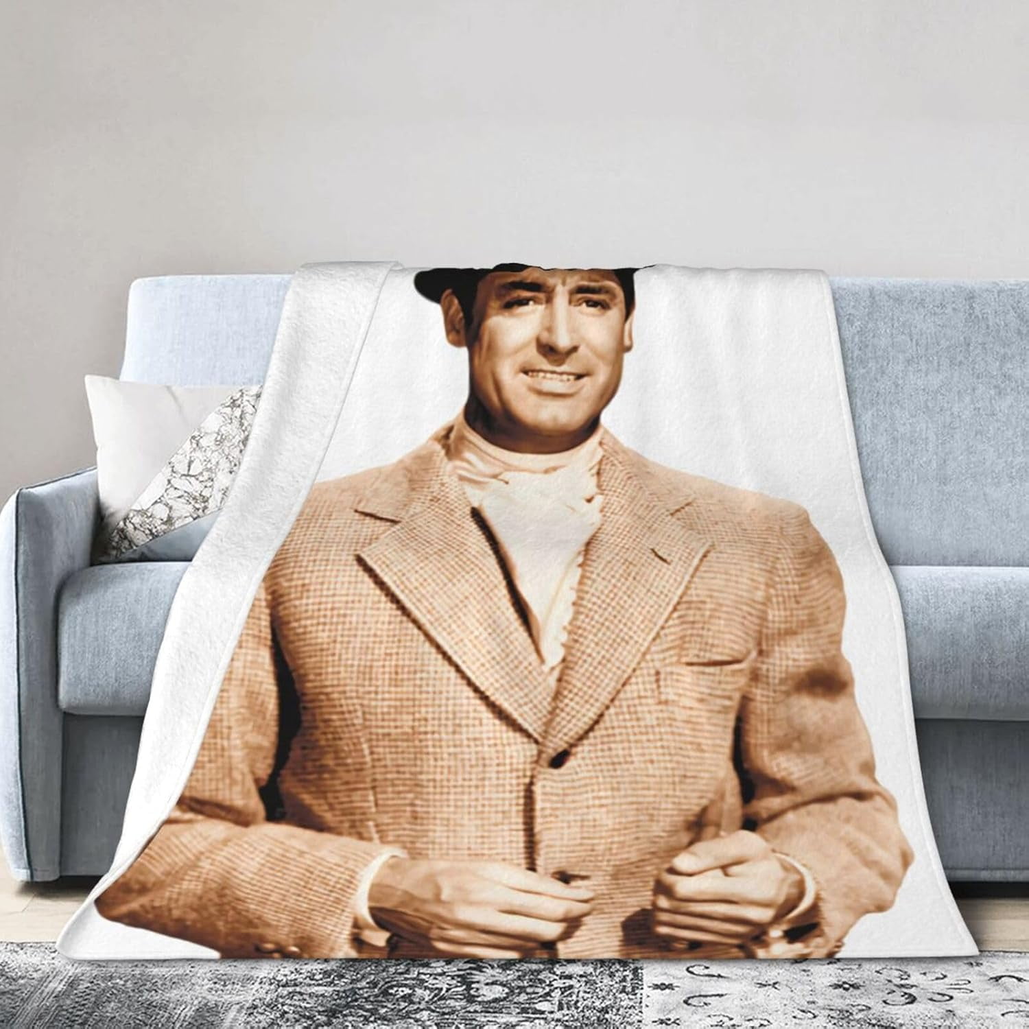 Cary Grant Blanket Soft Flannel Fleece Throw Blanket Pattern Warm Plush ...