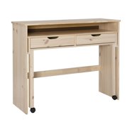Gymax Computer Desk Extendable PC Laptop Writing Study Console Table ...