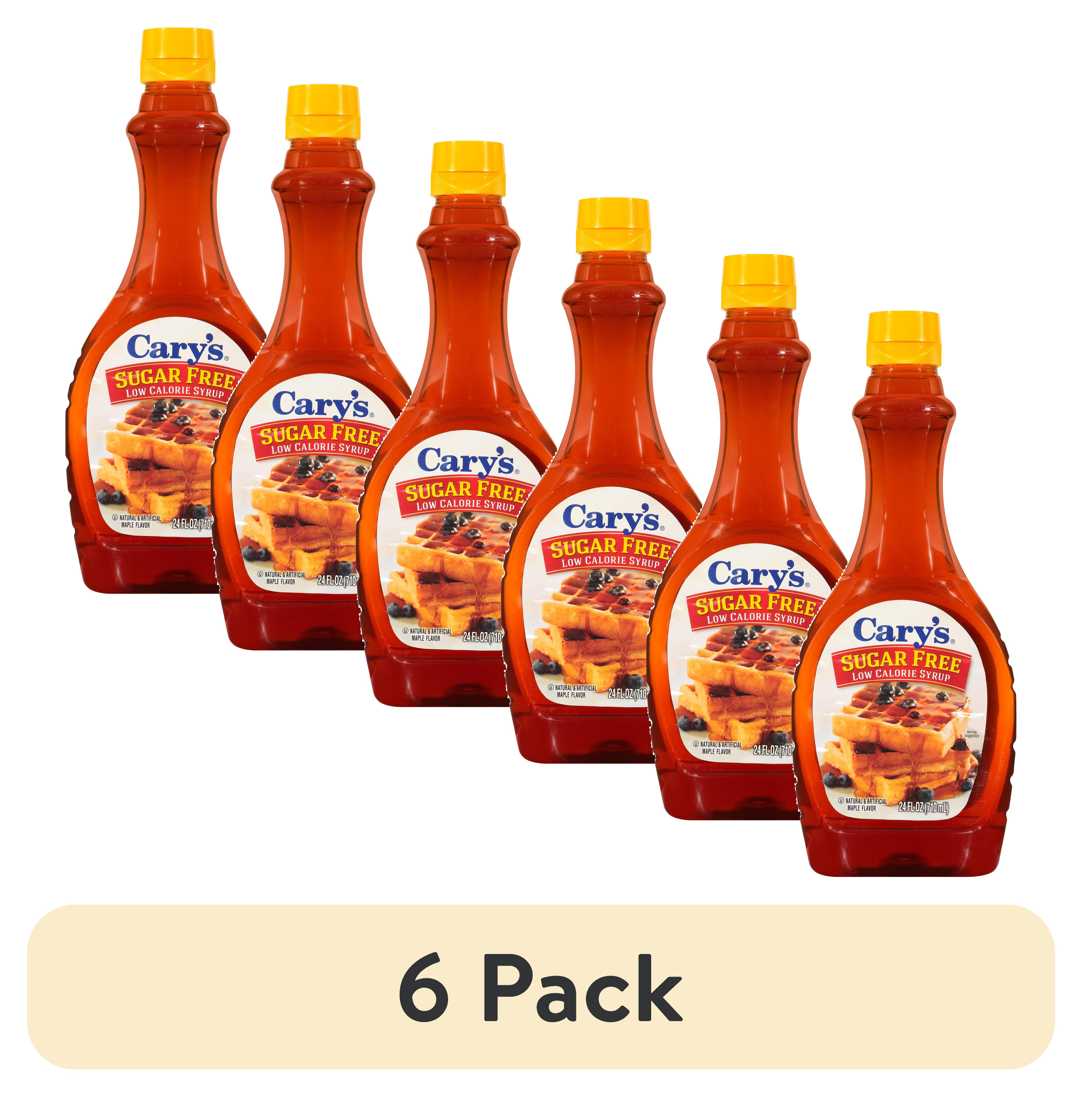 (6 pack) Cary's Sugar Free Original Low Calorie Syrup, Kosher, 24 fl oz ...
