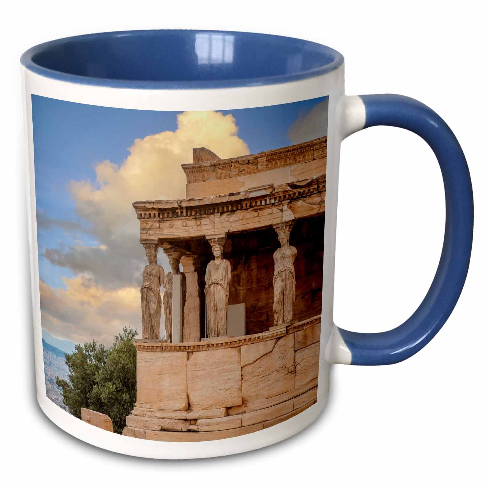 3drose, Caryatids Erechtheion on Parthenon, Athens, Greece., 15oz Two ...