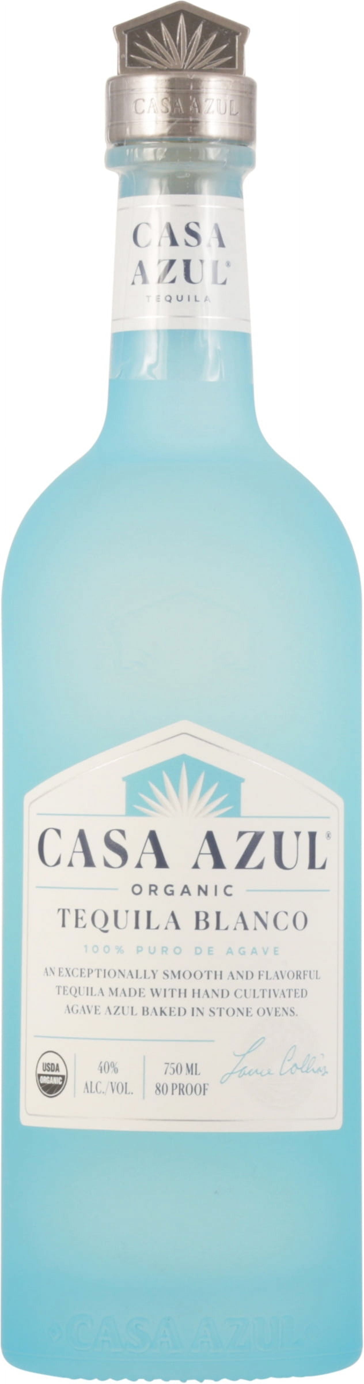 Casa Azul Organic Tequila Blanco 750 ml - Walmart.com