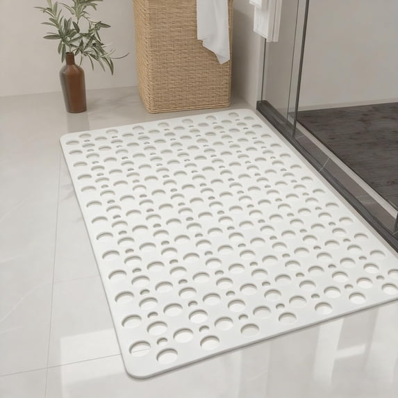 Casa and Beyond Shower Mat Non Slip Bath Mat Secure Shower Mat Easy to ...
