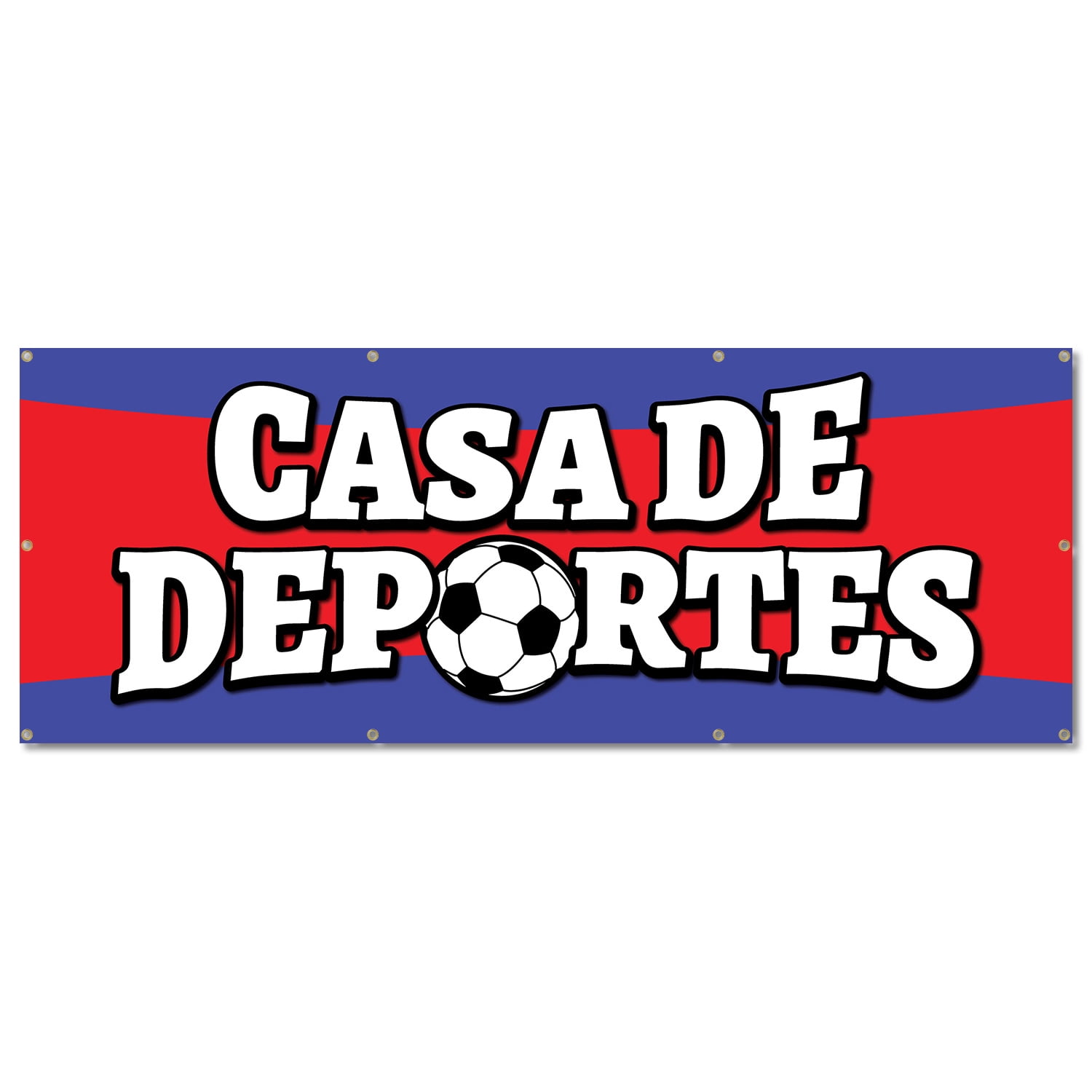 Casa De Deportes | 36" X 96" Banner | Outdoor Vinyl Sign With Grommets ...
