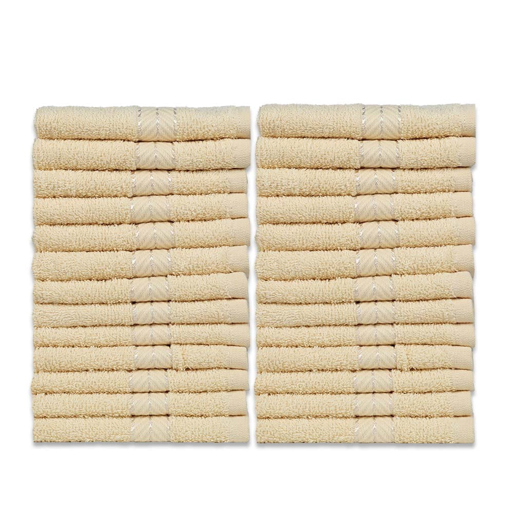 Casa Lino 26Pcs Washcloths - 100% Cotton, 400GSM, Ultra Soft & Highly ...